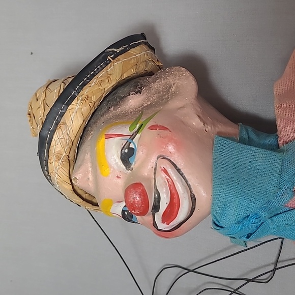 Clown Marionette | Toys | Vintage Clown Marionette Puppet Toy | Poshmark